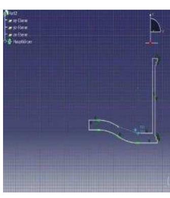 1. draw the profile diagram of the wheel rim 2. now revolve