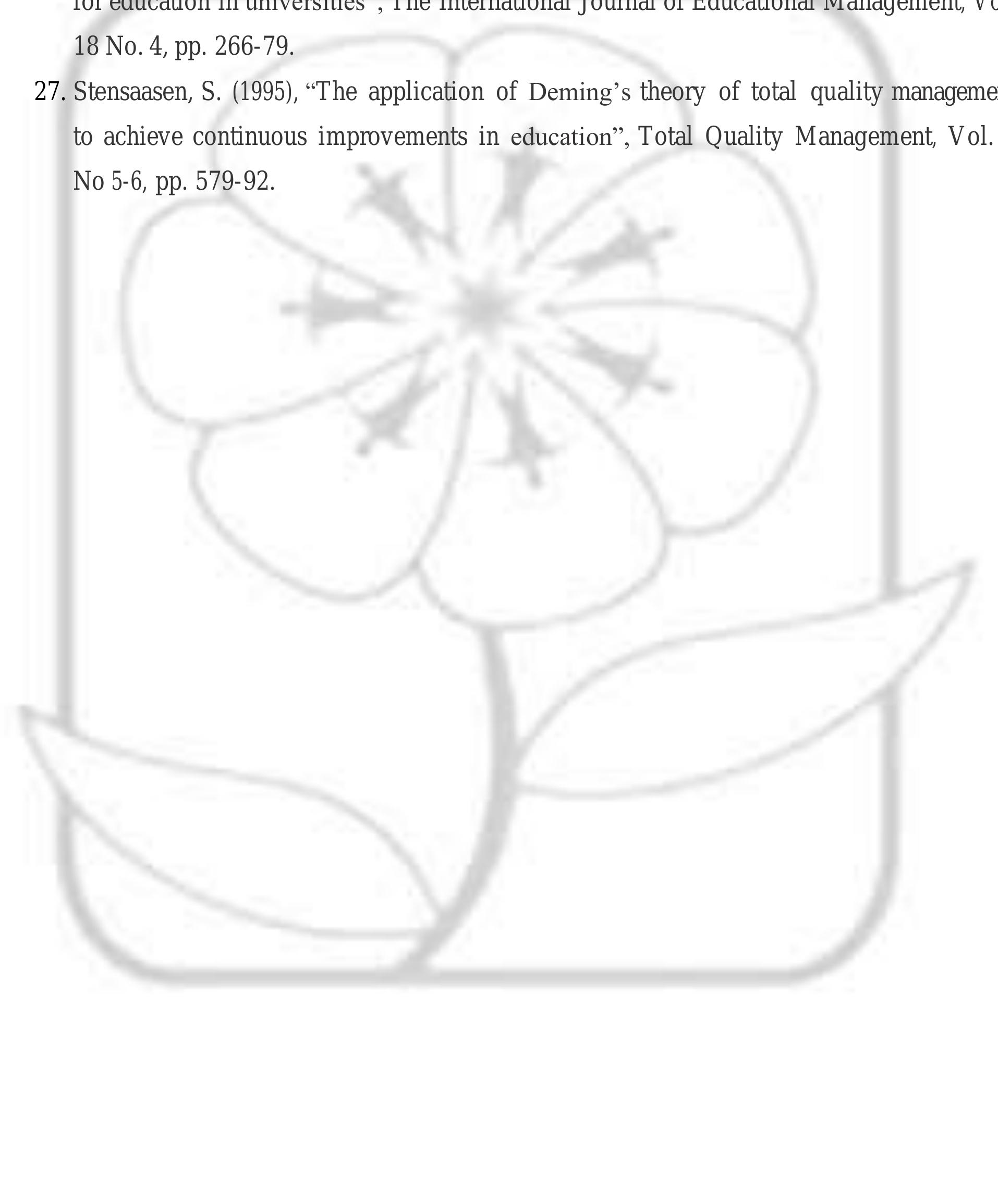 26. srikanthan, g. and dalrymple, j. (2004), “a synthesis of