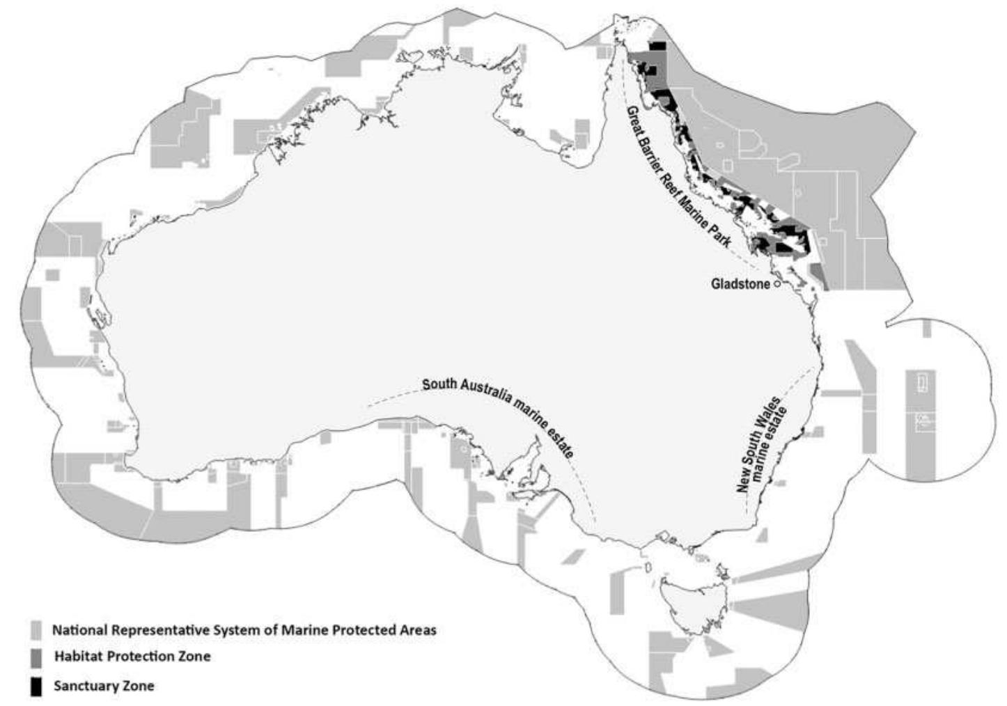 ‘igure 1. map of marine zoning in the locations of the case