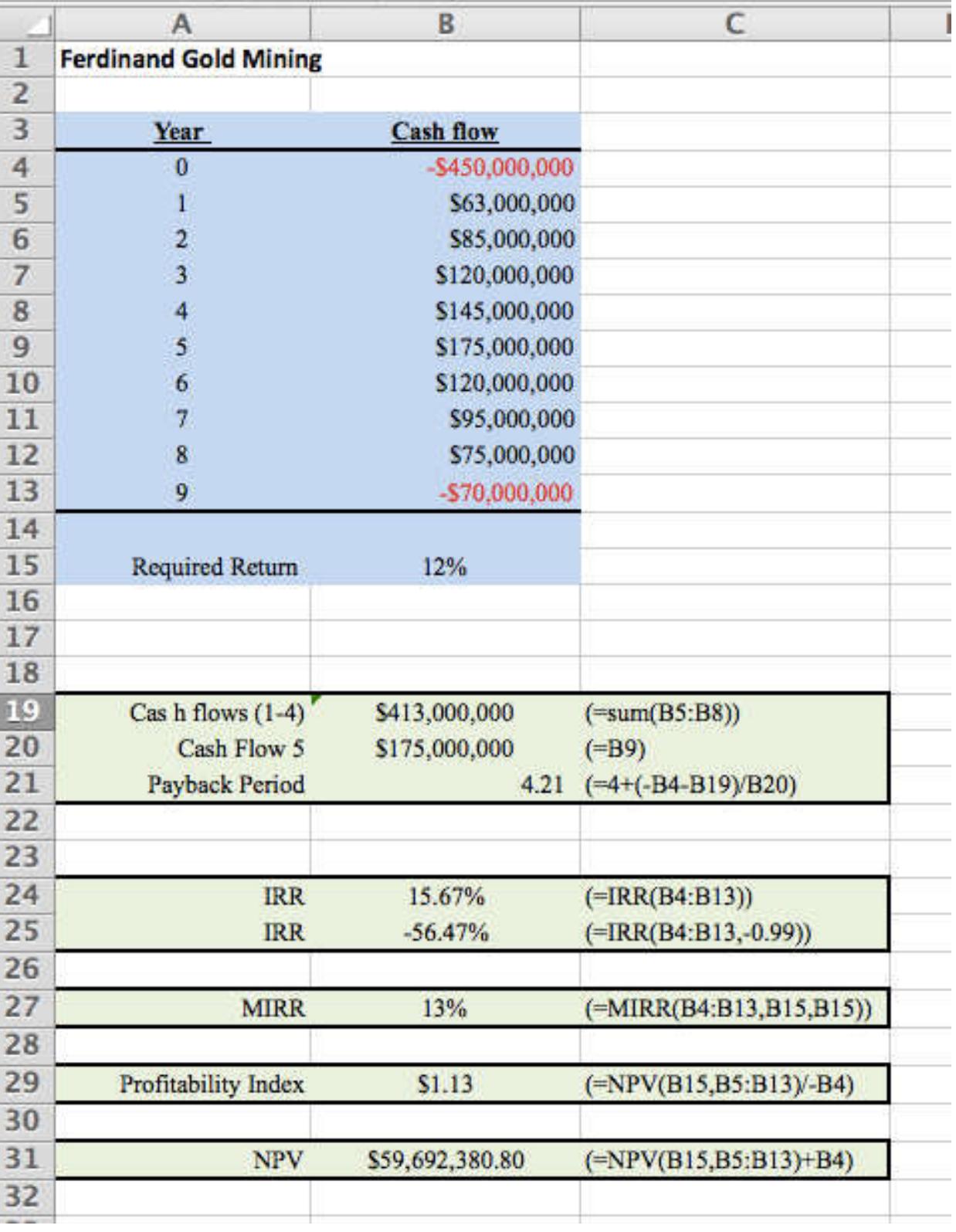 1. anexample spreadsheet is: note, there is no excel
