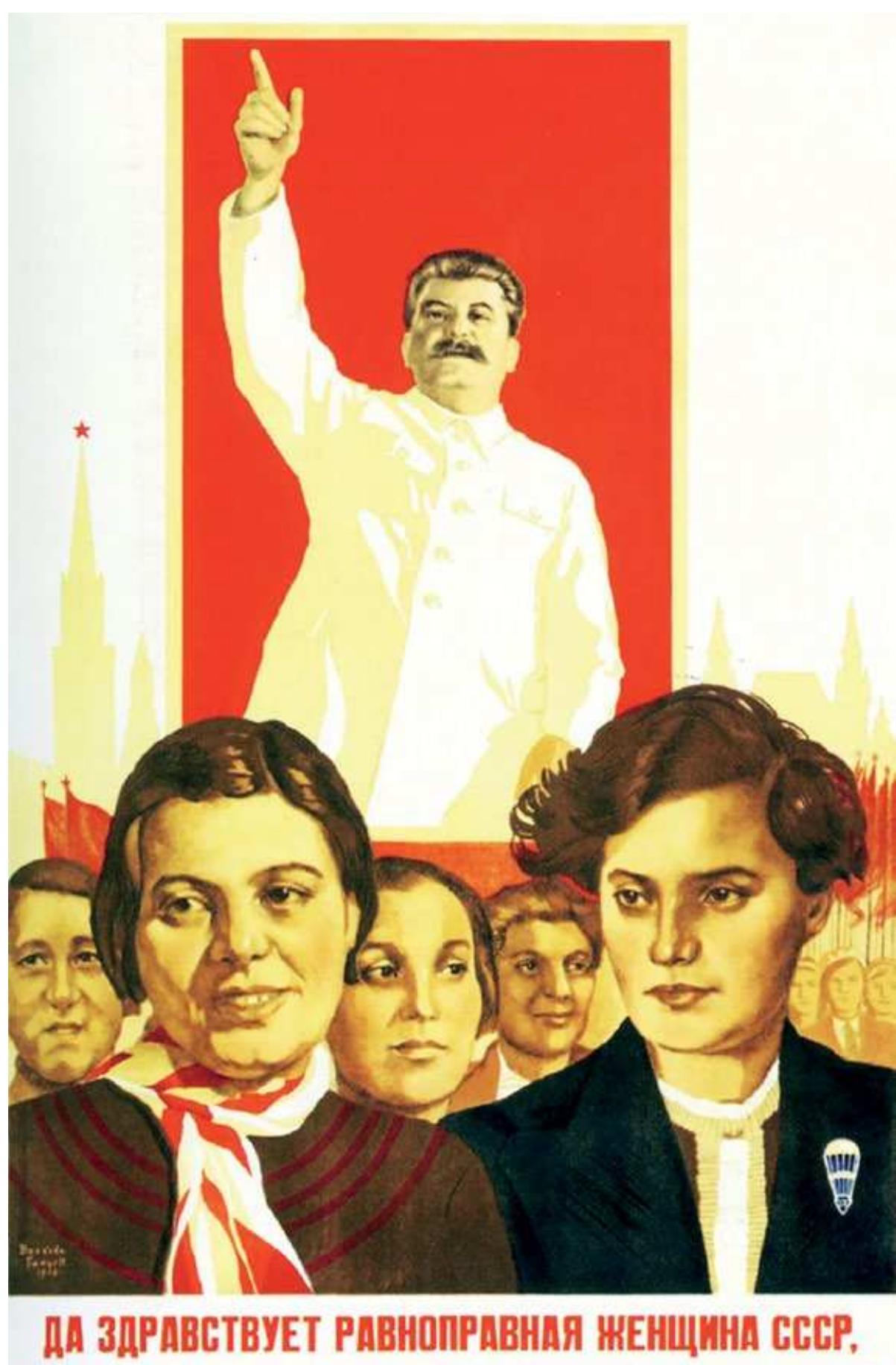 Figure 65 - The personality cult of Stalin in Soviet