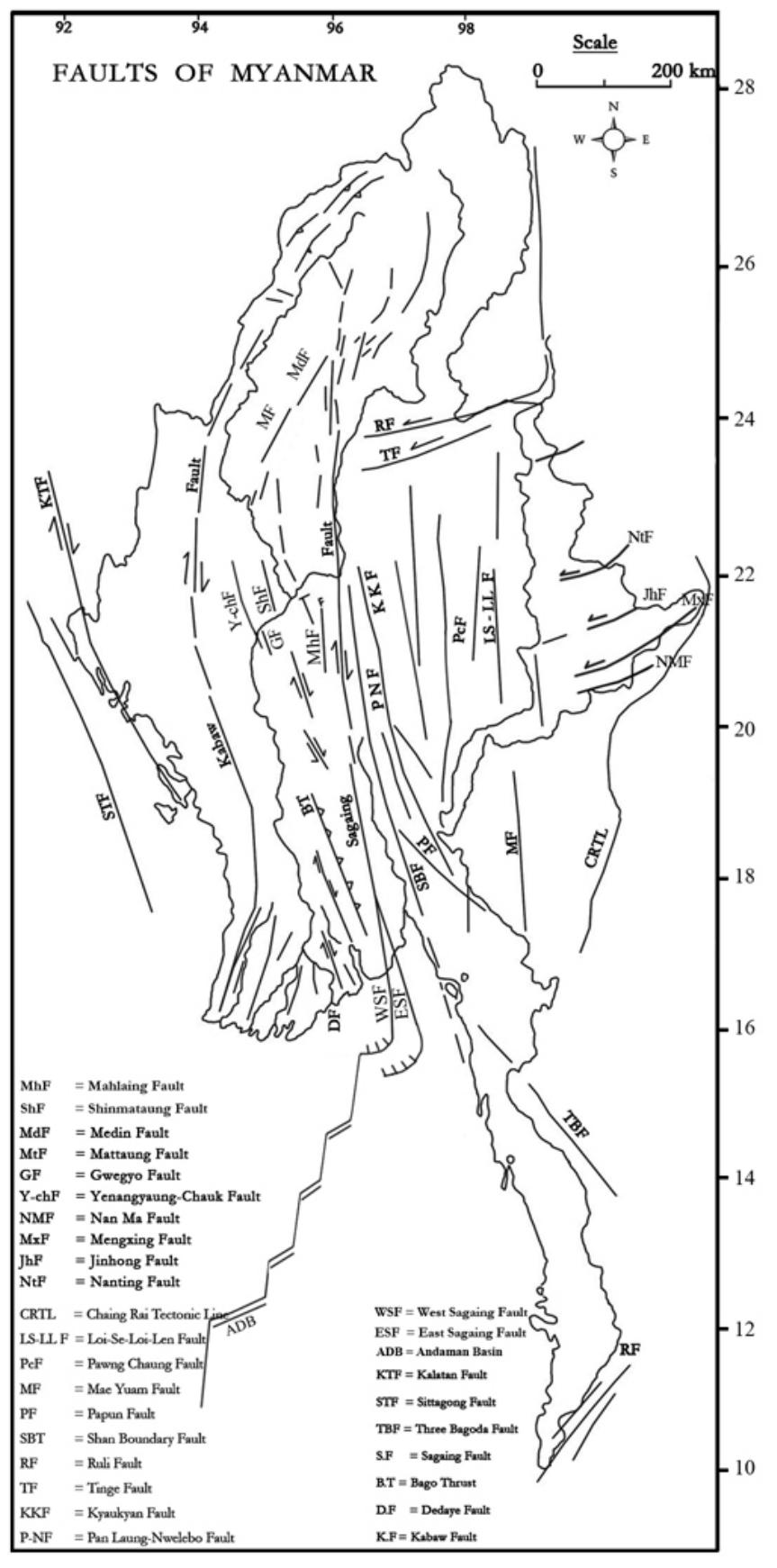 (PDF) Myanmar Earthquake History