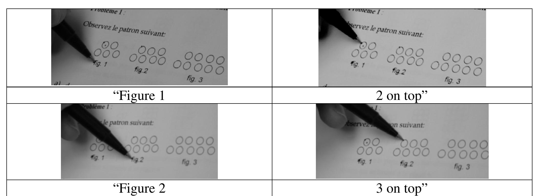 Figure 2 - Signs, gestures, meanings: Algebraic thinking