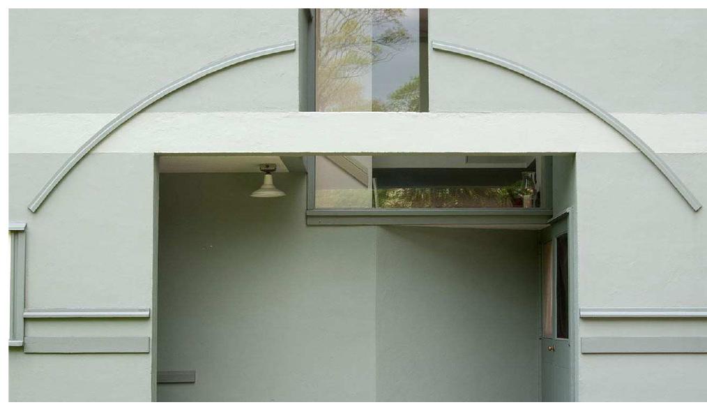 A | chestnut hill house, visual load deflection caused by