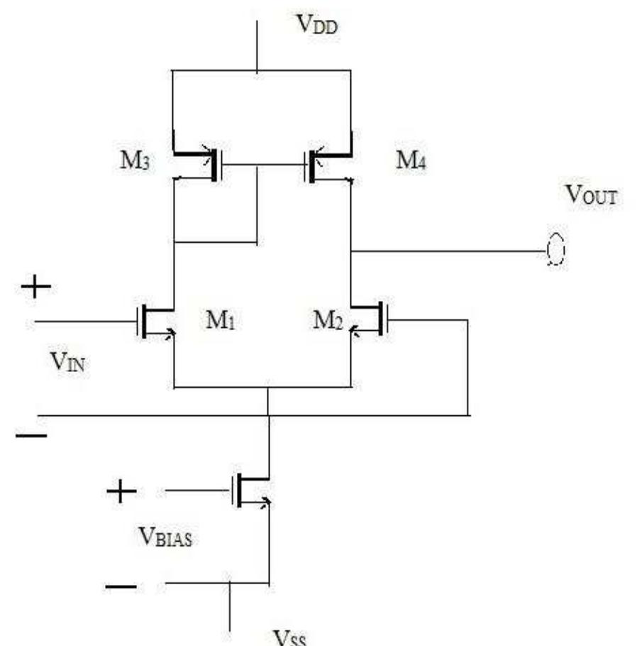 Differential-amplifier with current mirror load — it mas eee