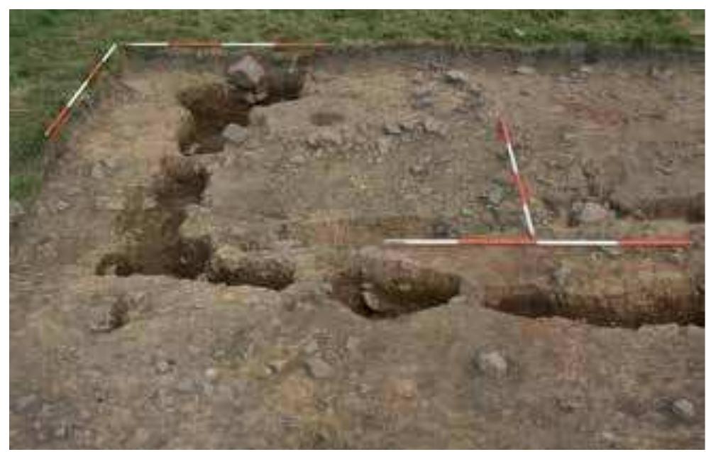 The yarnbury house following excavation (photo: a. gibson).