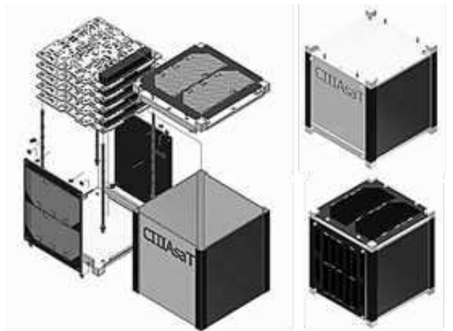 Ciiiasat cubesat structure