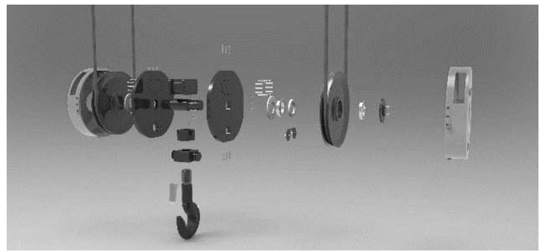 -2: block hook isometric view fig -3: block hook isometric