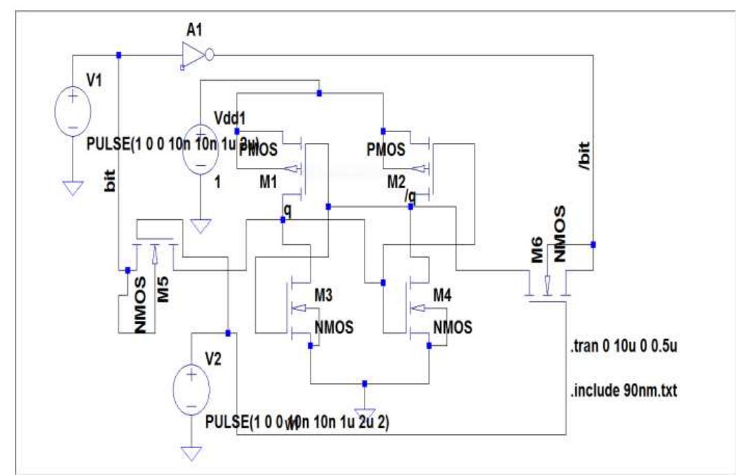3 shows 32 bit sram architecture which consists of the basic