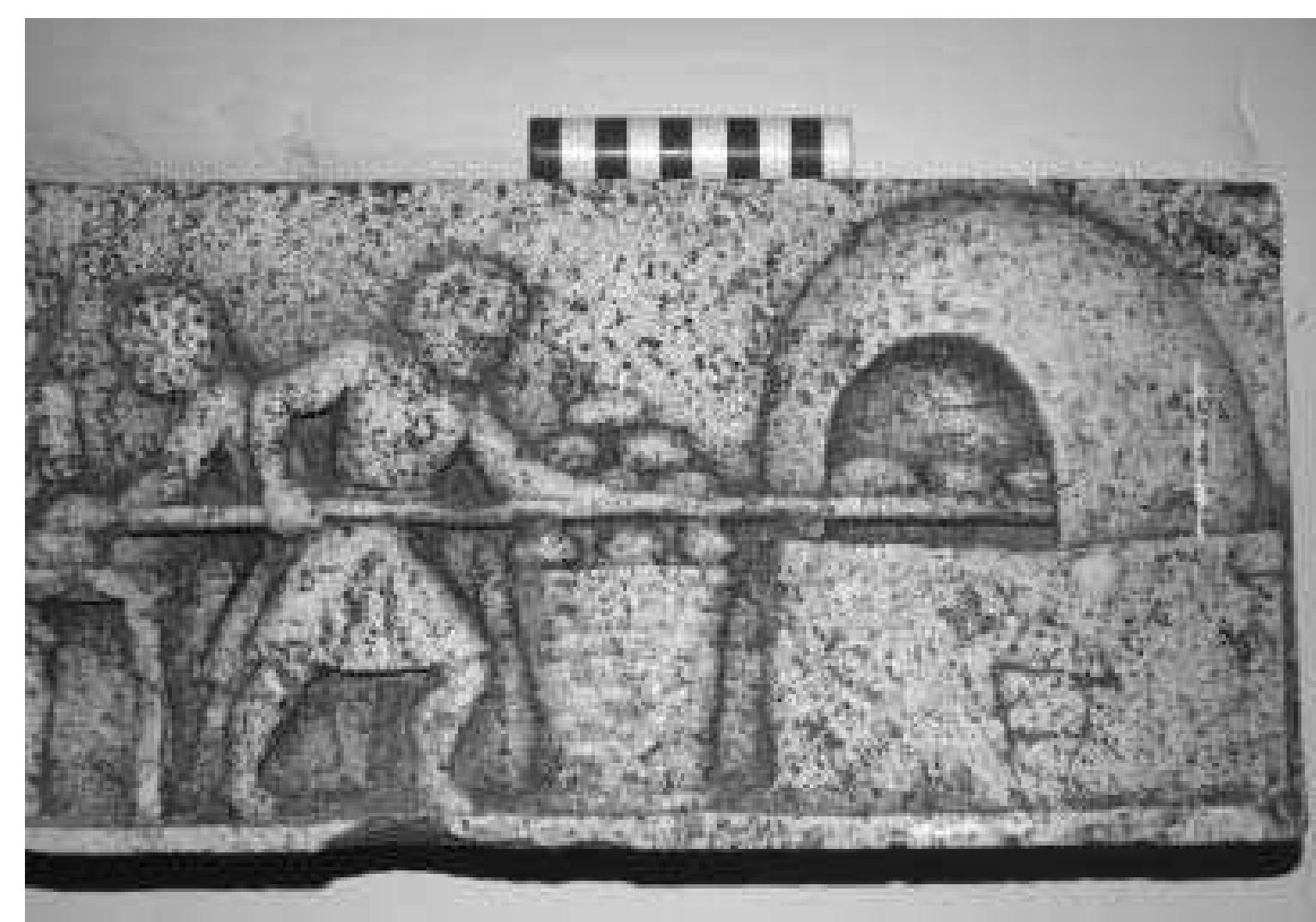 Fic. 6. romolo relief — detail: loading the oven. scale: 10