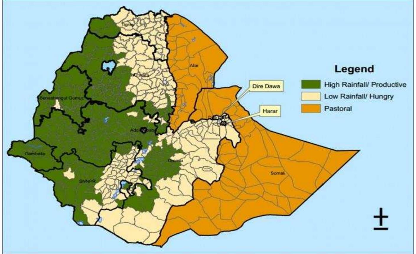 A gro-ecological zones of ethiopia