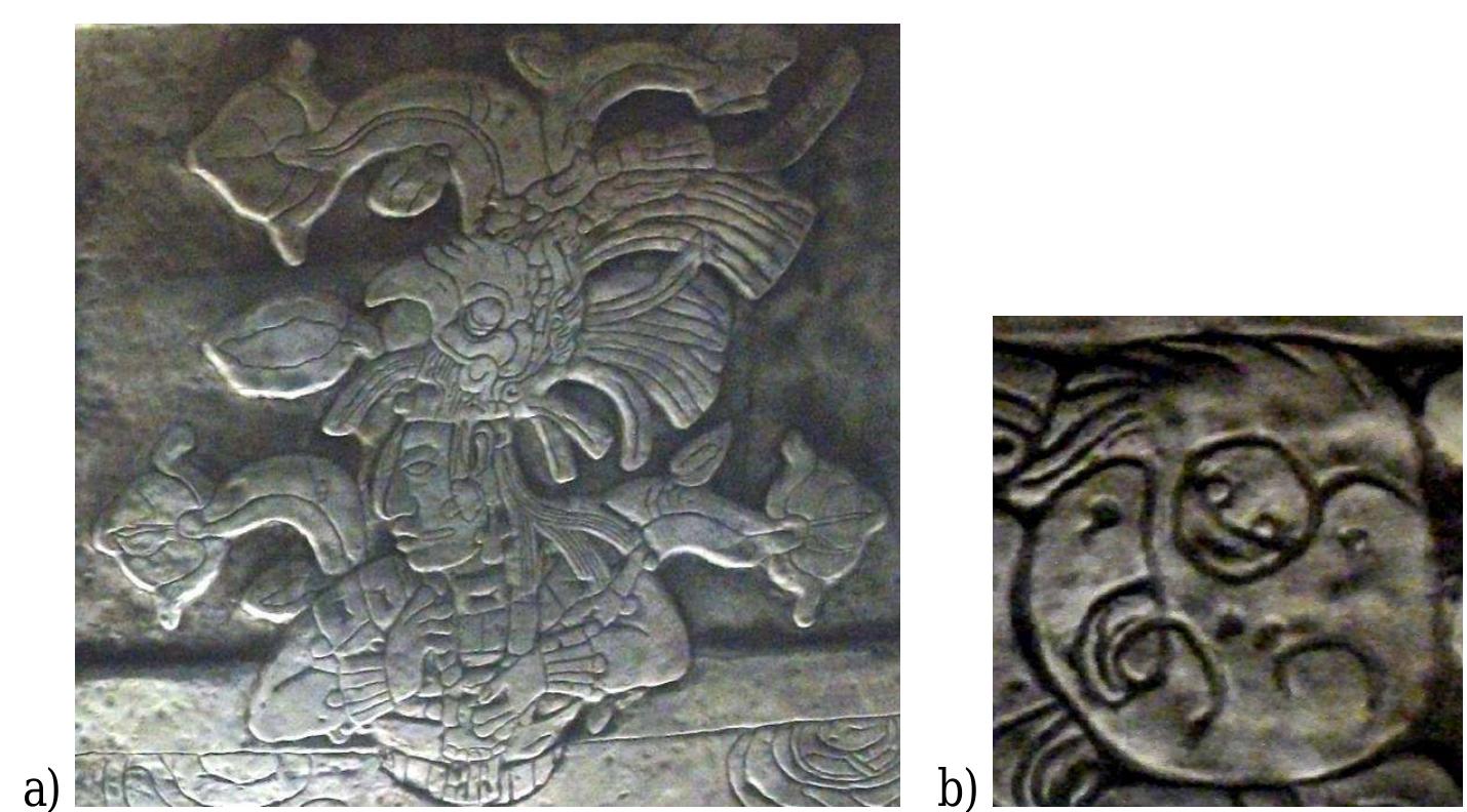 Details from the wall of the sarcophagus of k’inich janahb