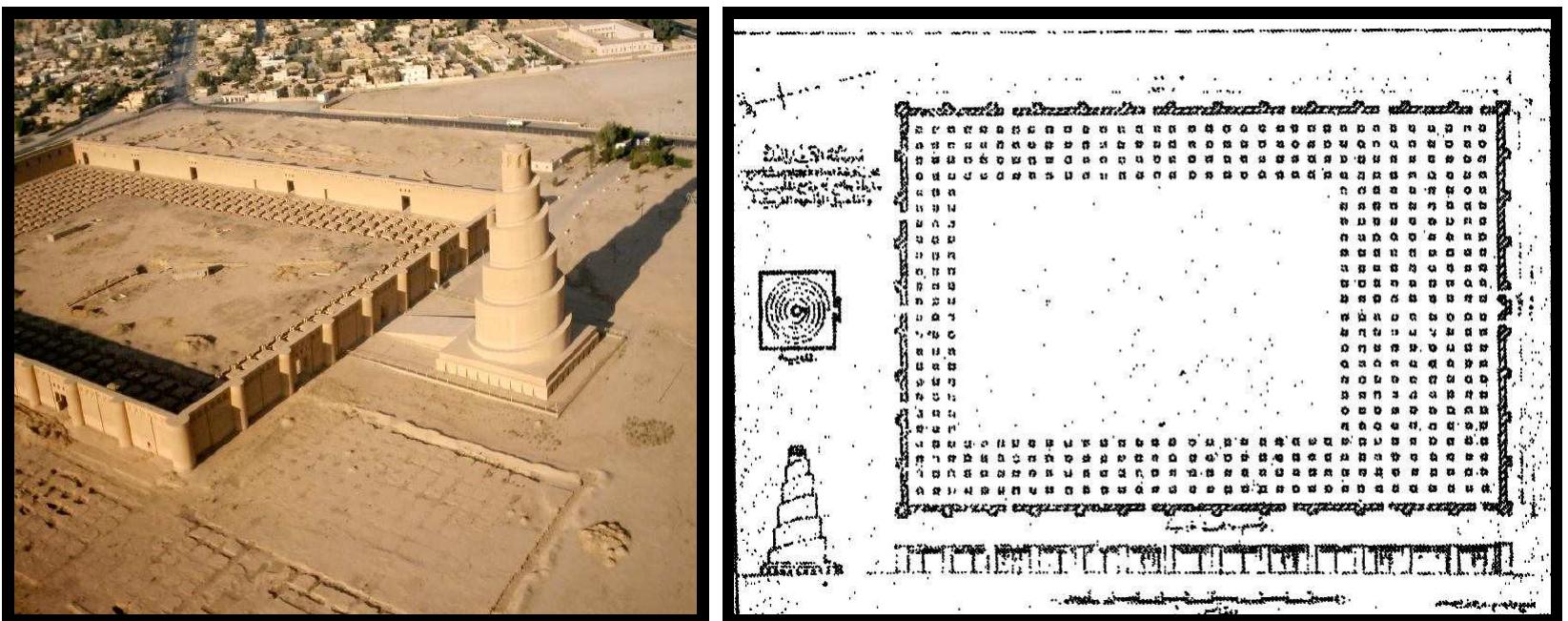 Plan samara mosque with minaret [18] used built inside the