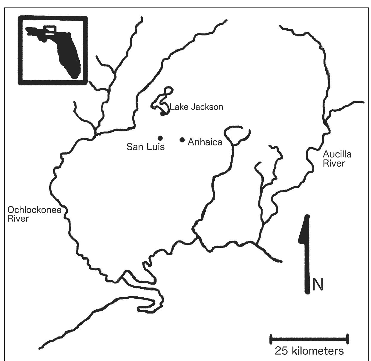 1. map of the apalachee capitals. (drawn by grant stauffer