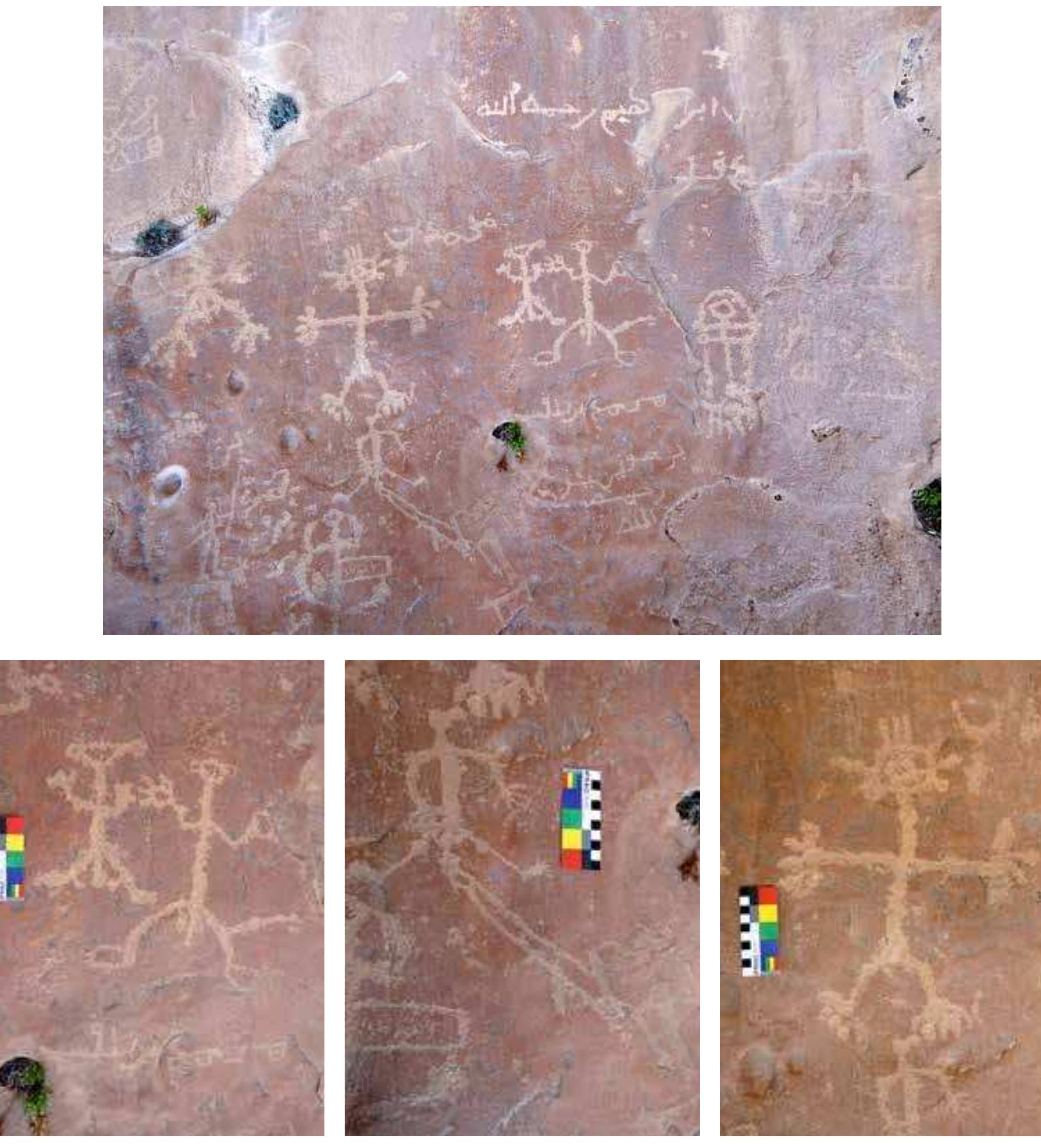 Figure 27 - Images of a deer and the cult places of Europe