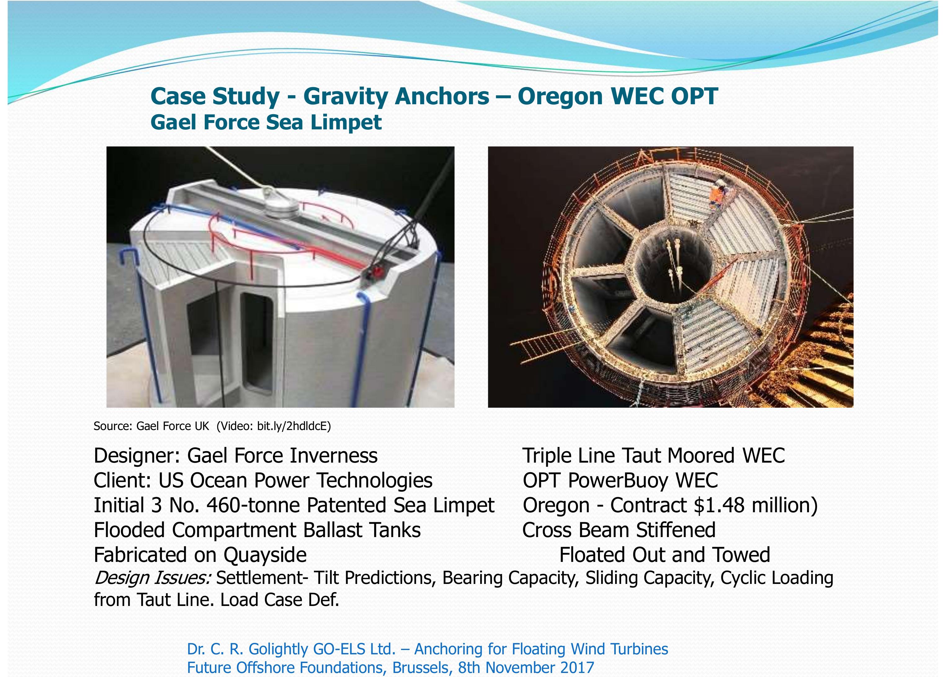 Figure 19 - Anchoring & Mooring for Floating Offshore Wind
