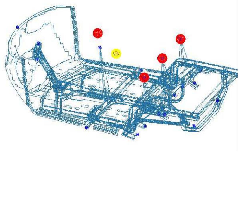 Flexible model of the frame. figure 8: schematic of flexible