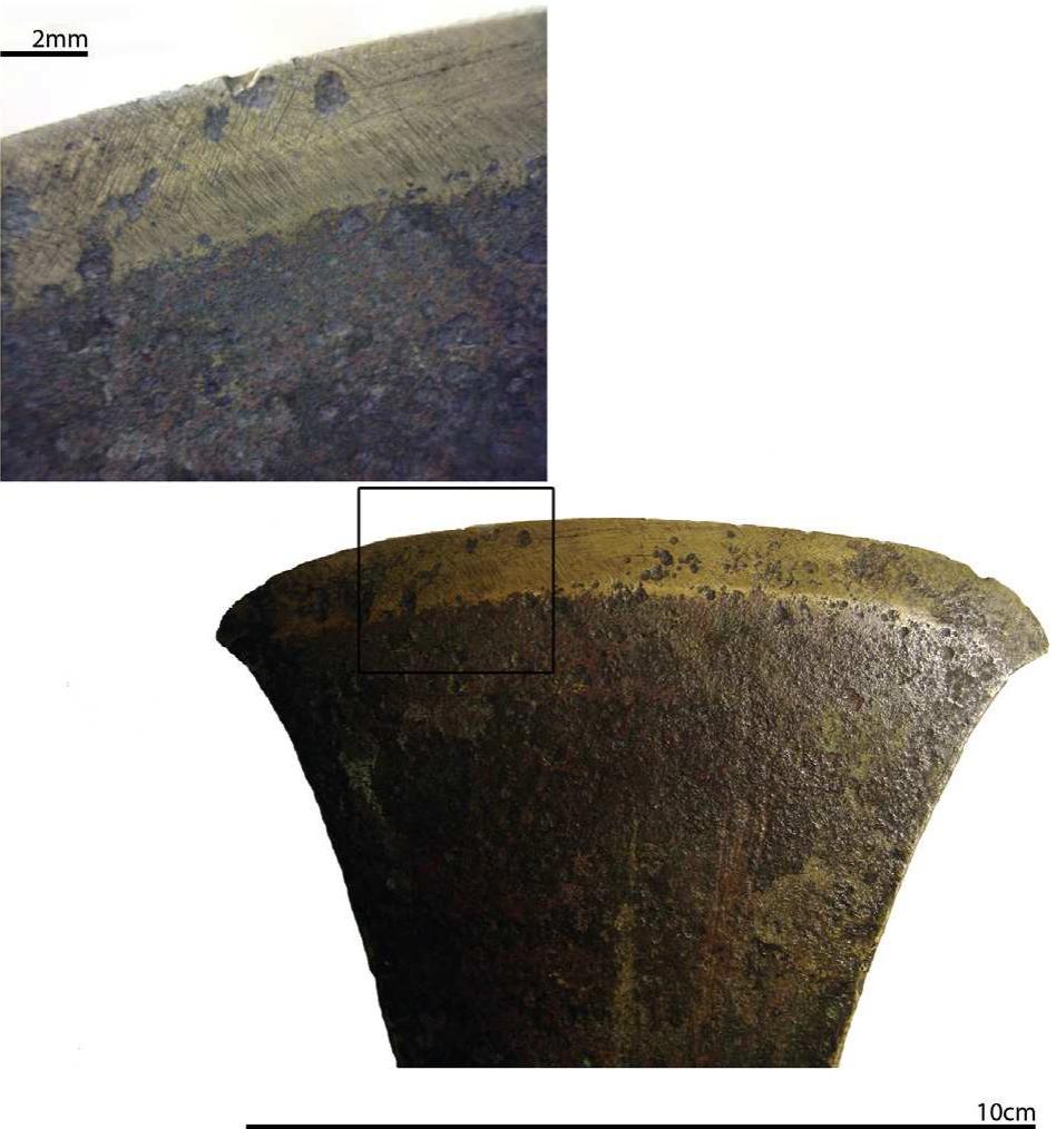 Early bronze age flat axe from the manx museum on the isle