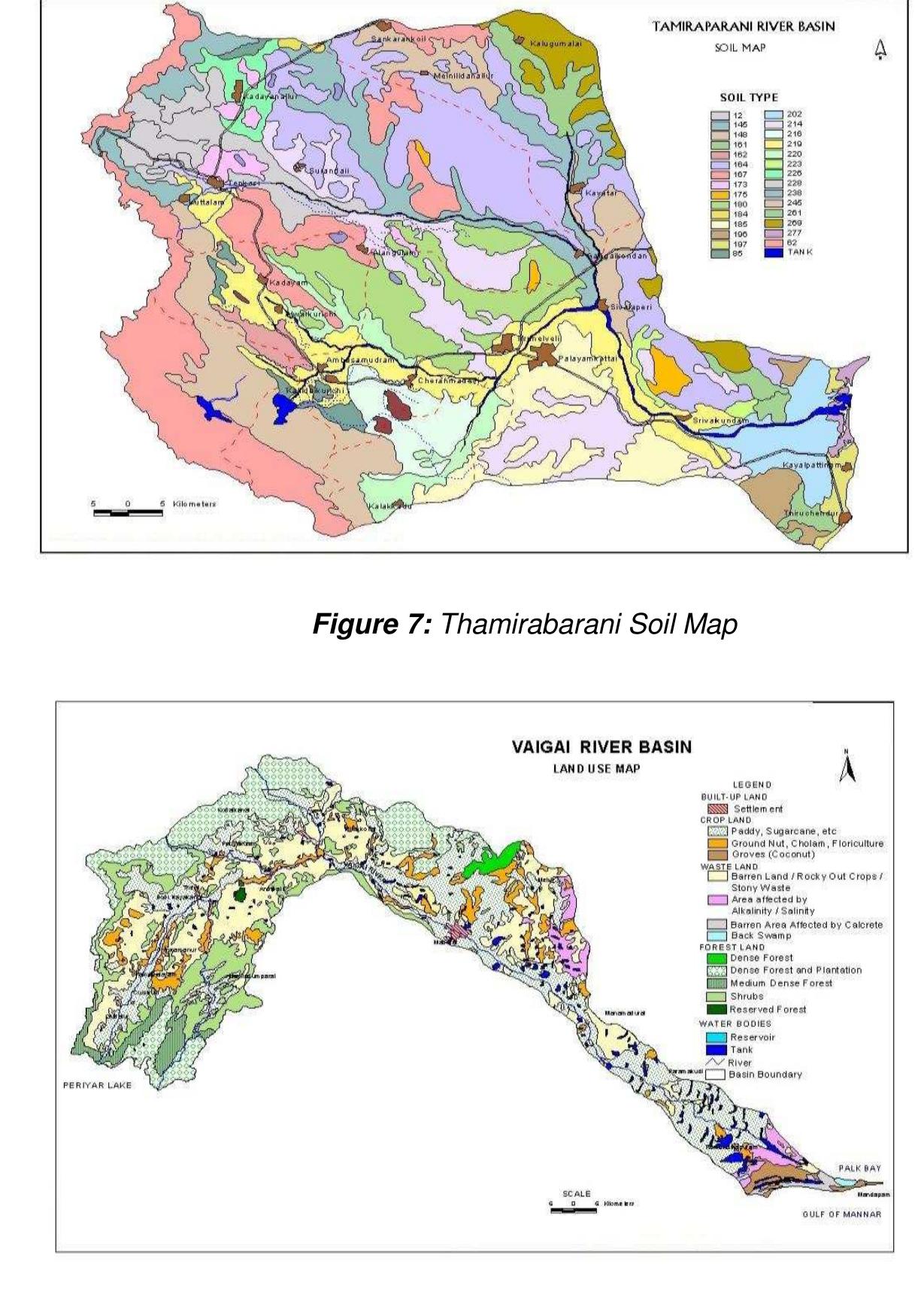 Thamirabarani geomorphology map