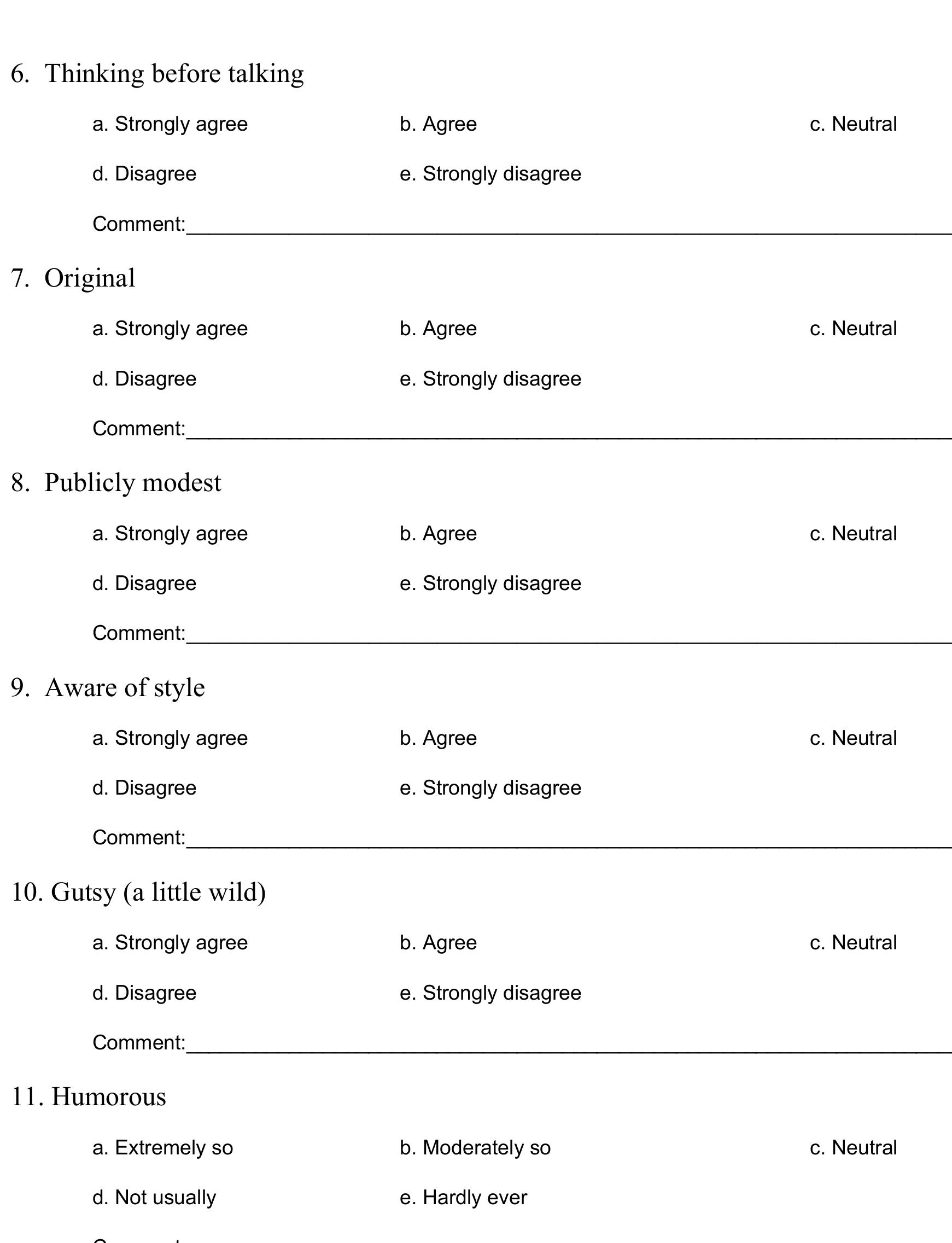 Table 9 - A COMPARISON OF LEADERSHIP STYLES FOR MID-LEVEL