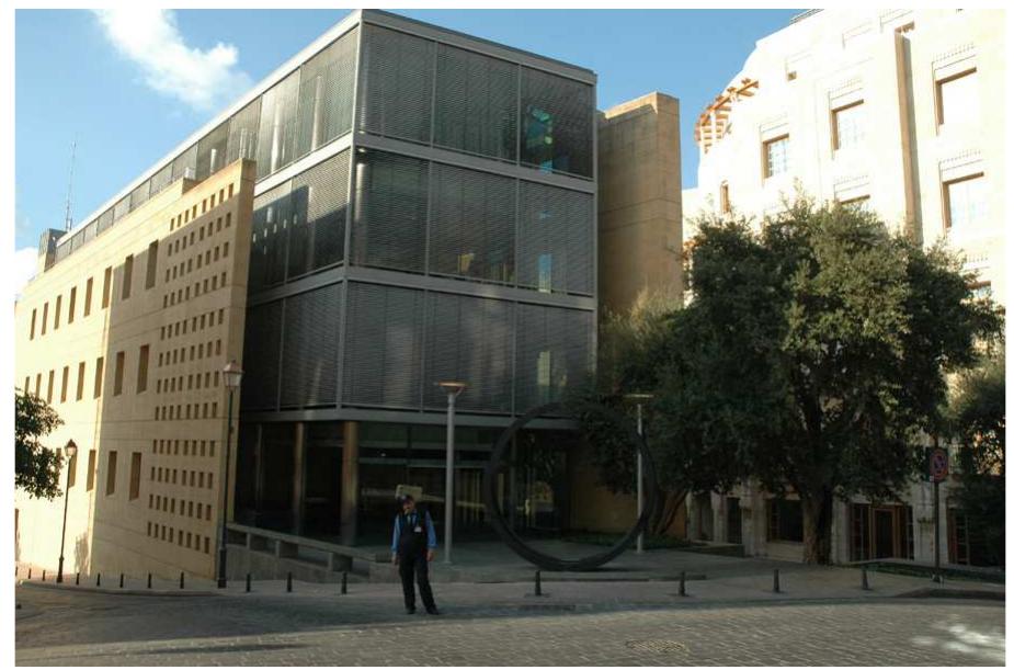 Post-war reconstruction in beirut, lebanor (photo: bijan