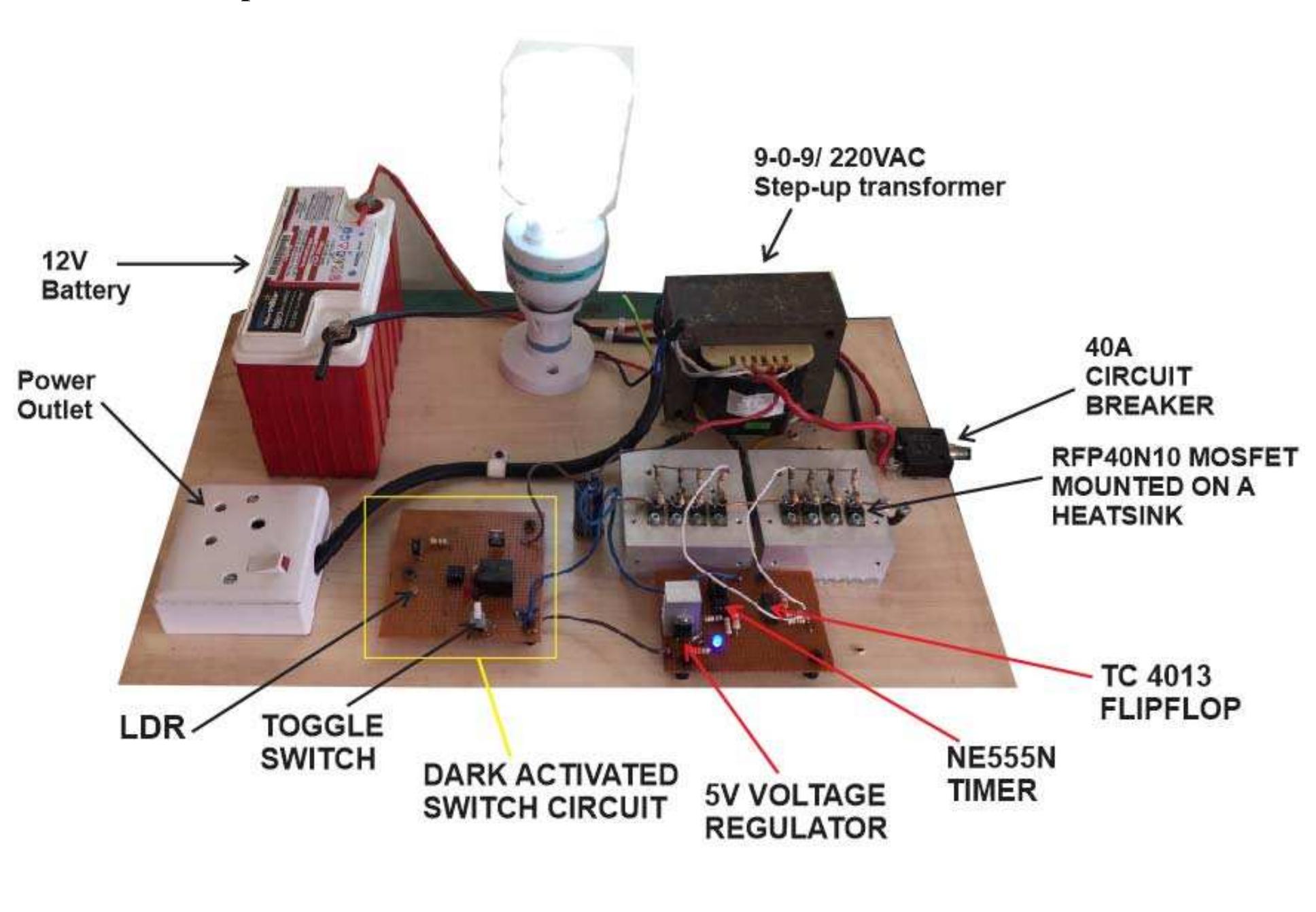 9. labeled picture of the prototype