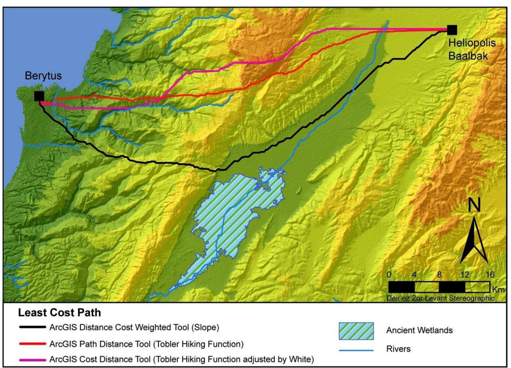 Map showing the reconstructed road models.
