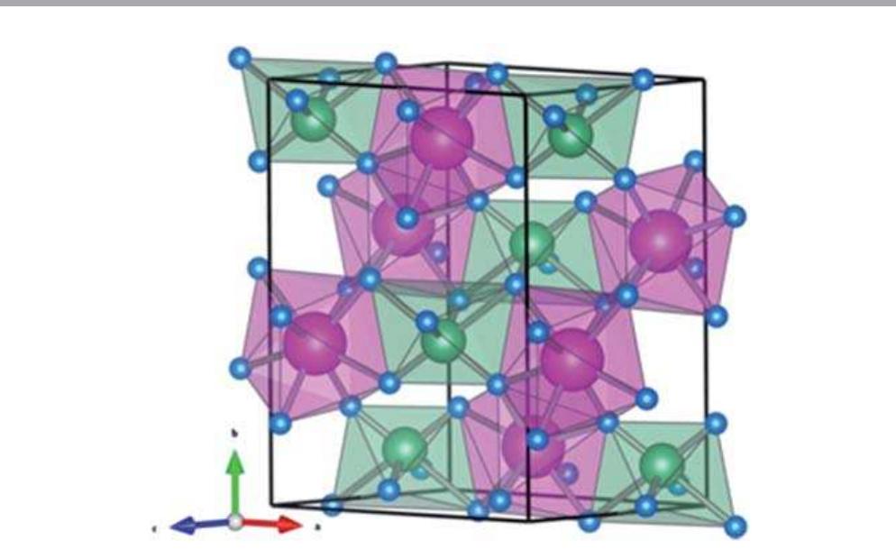 Crystalline structure of the monoclinic phase of eunbo,