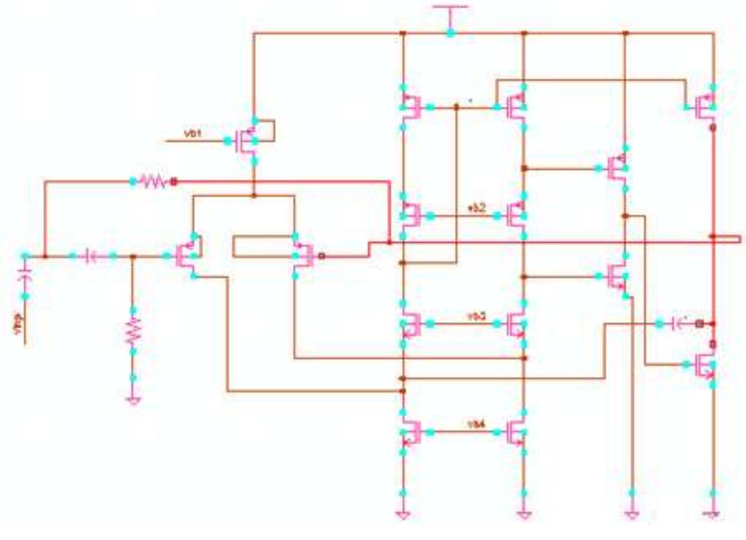 Schematic of sallen-key high pass filter the designed filter