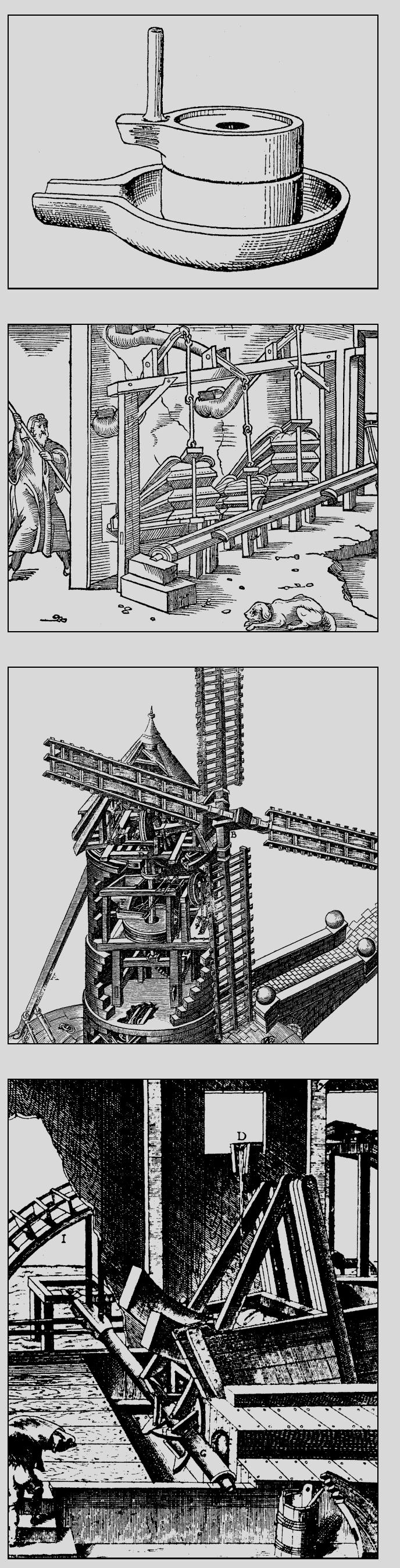 Figure 1 - Wind, Water, Work: ancient and medieval milling