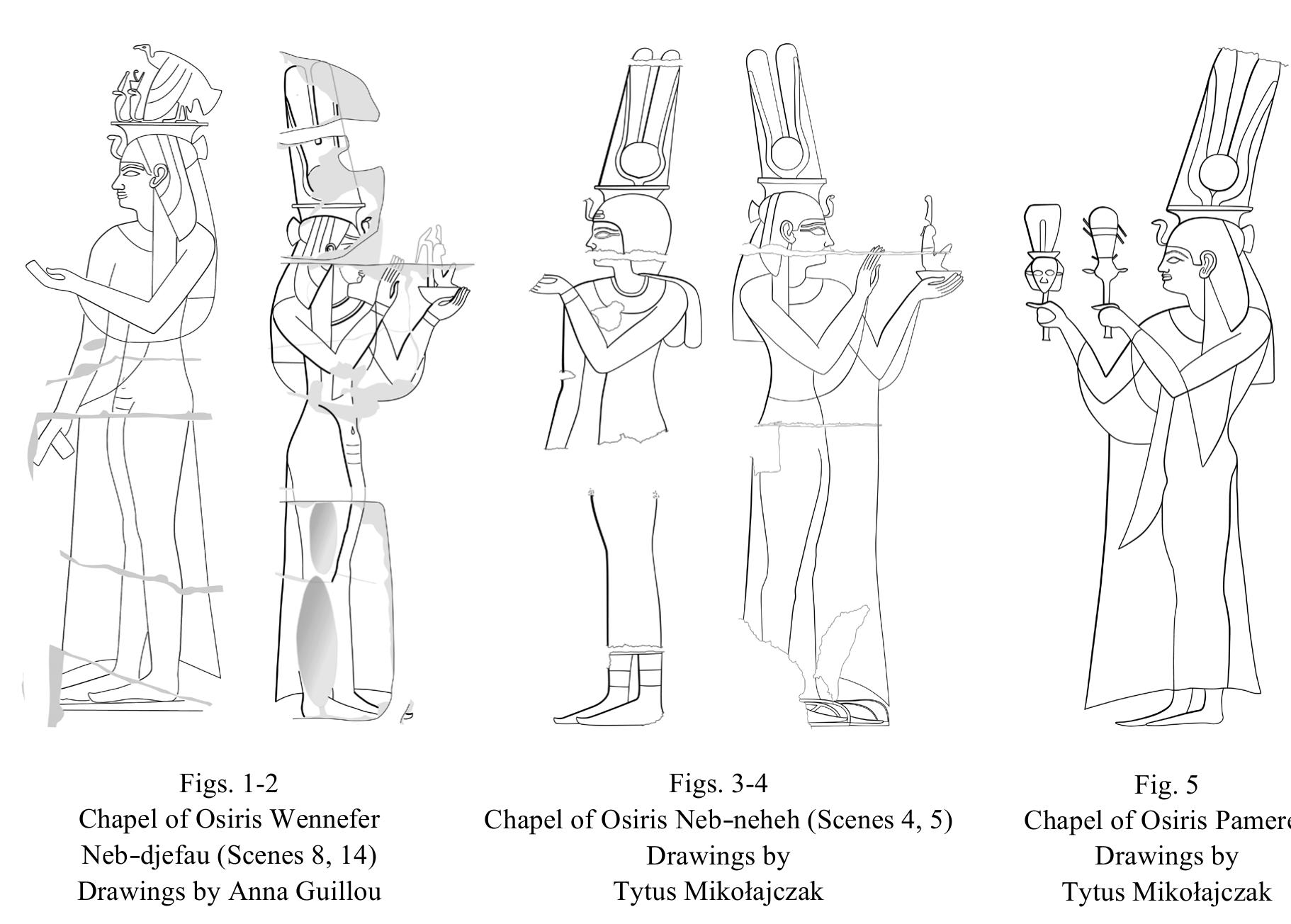 The remains of her buildings are known not only from the