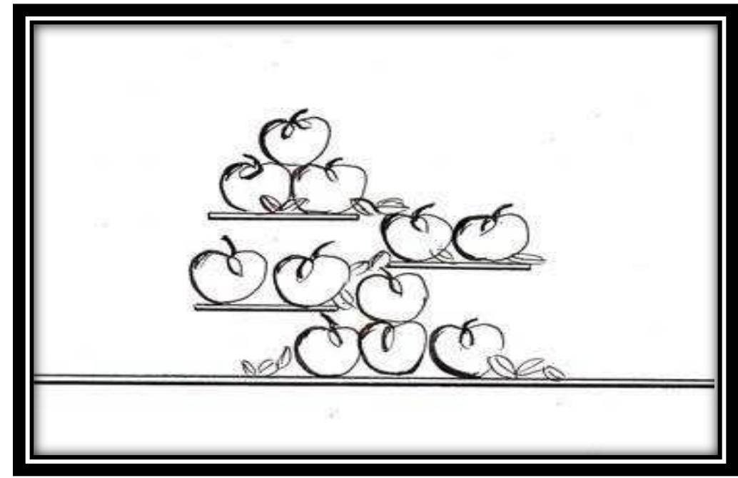 Pyramid zigzag one of the most commonly used principles in