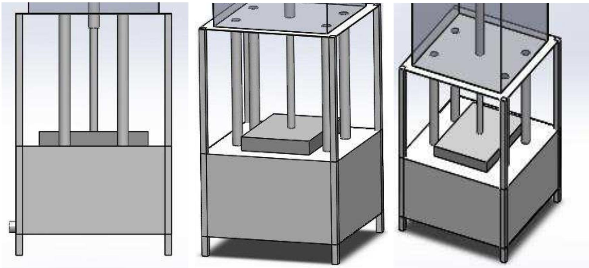 7: solidworks design of the supporting table
