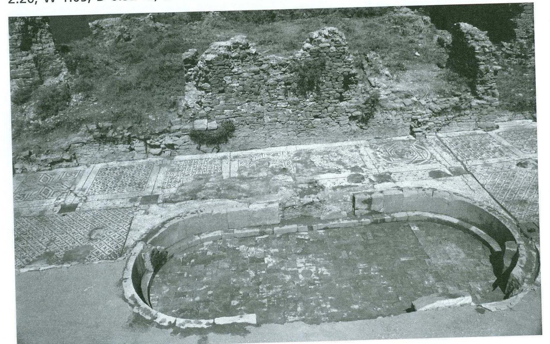 Fiqure 10: natatio, great bath court, and great bath, from e
