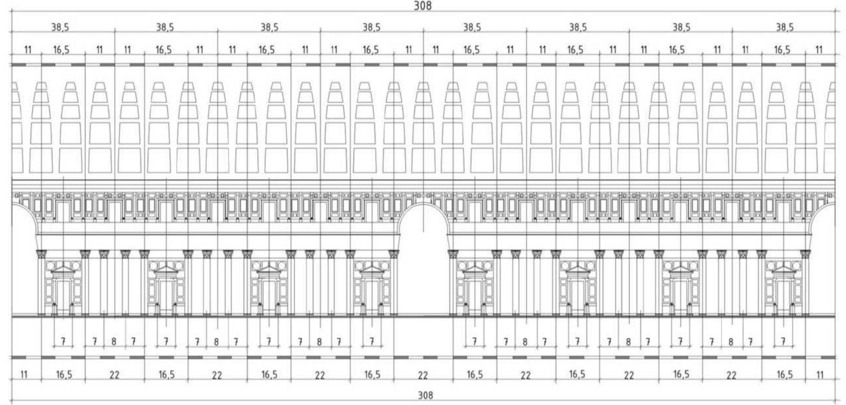 A step of the caissons of the dome (pic. 7, pic. 8, pic.9,