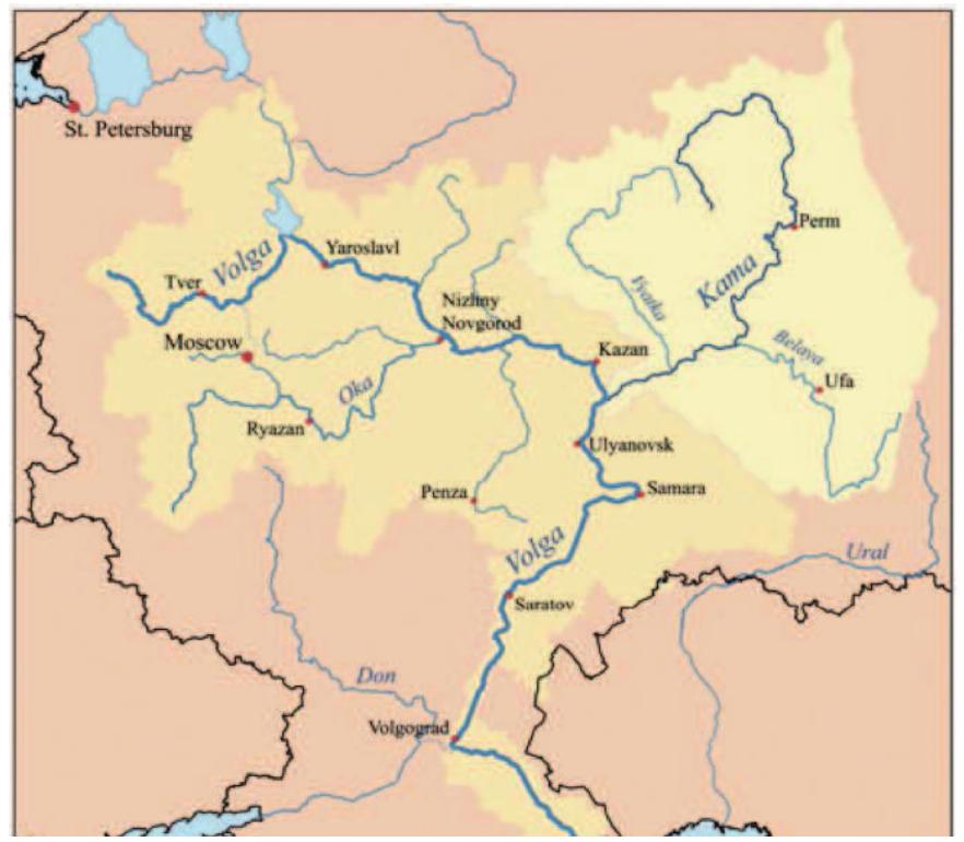 One of the major gotlandic varangian trade routes in the