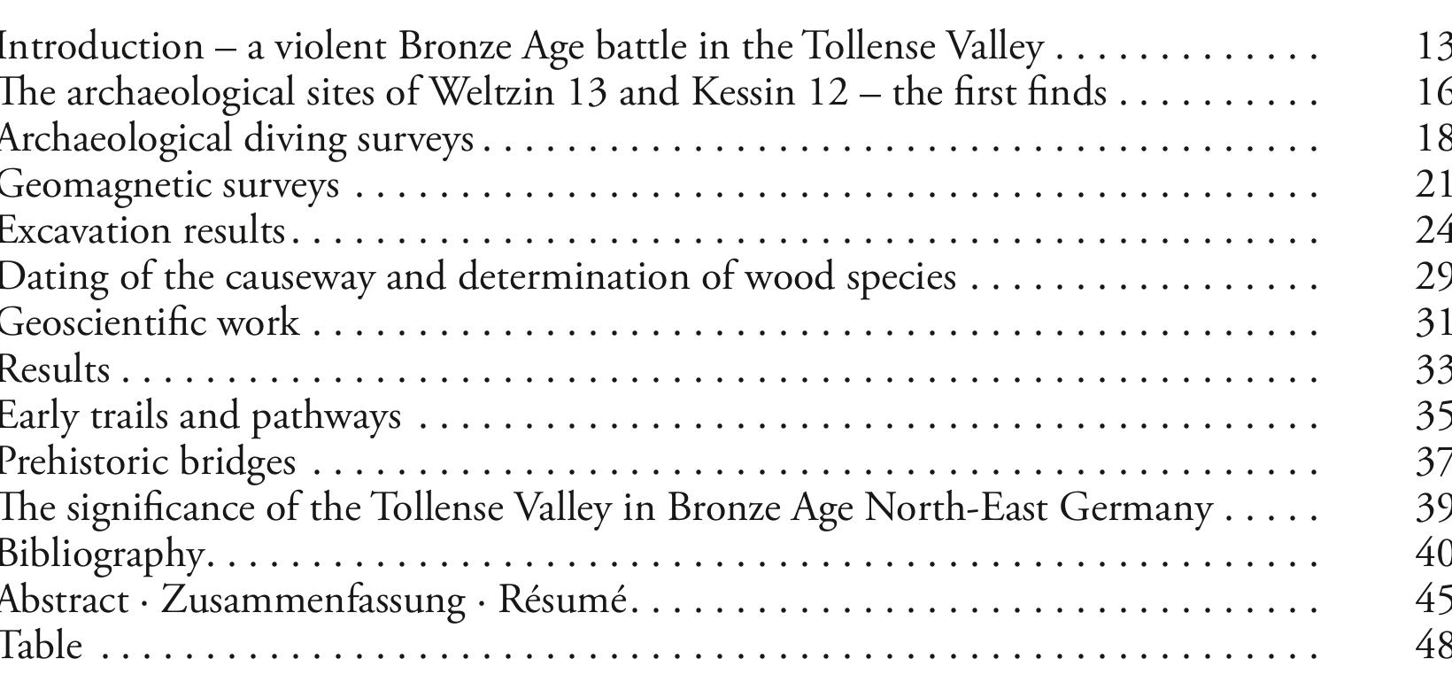 Introduction — a violent bronze age battle in the tollense