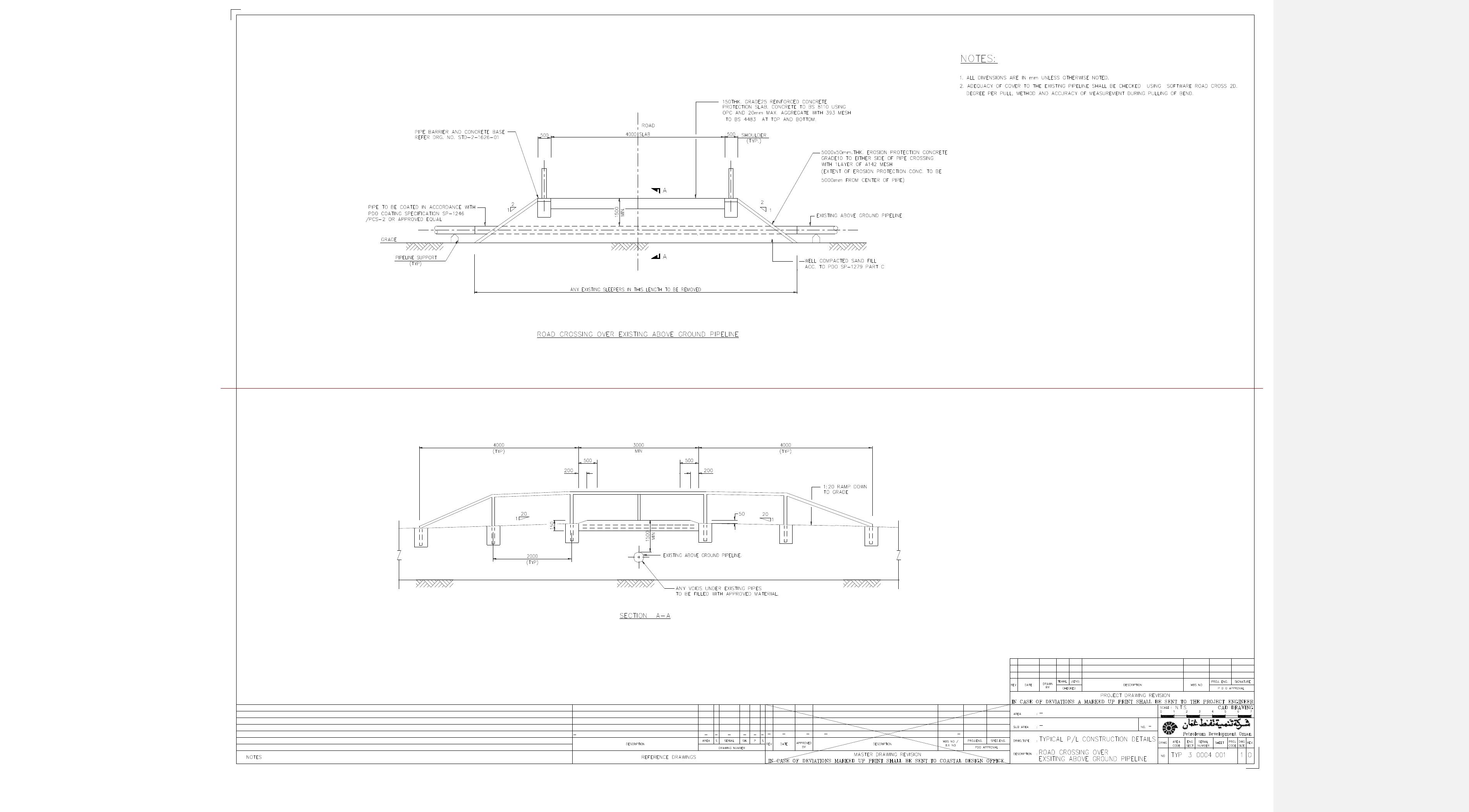 Figure 9 - Pipeline Construction Specification