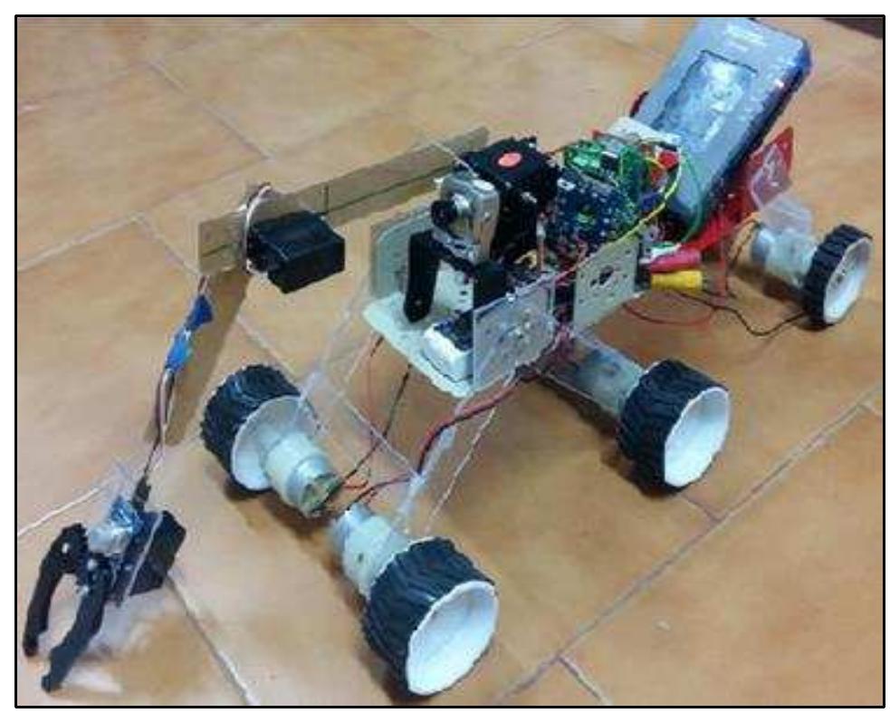 Over all setup of the rover