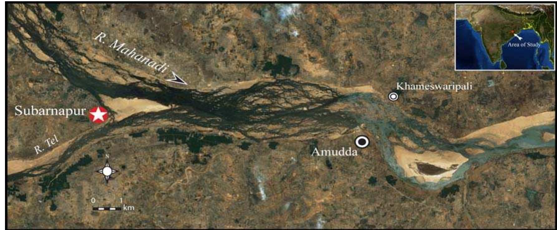 Location of the site of amudda and its micro-level