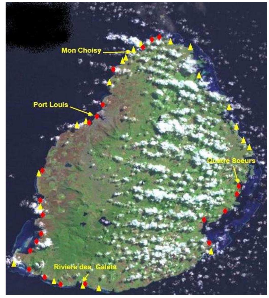 1: coastal vulnerability map of mauritius to climate change