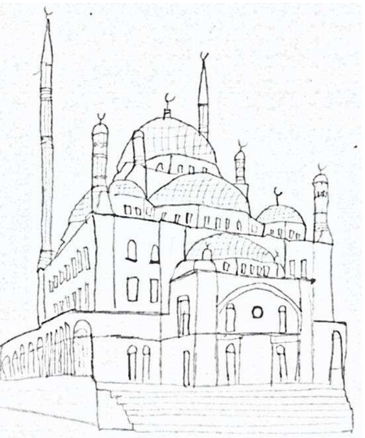 A sketch of muhammad ali mosque by mohammad khezri u15101101