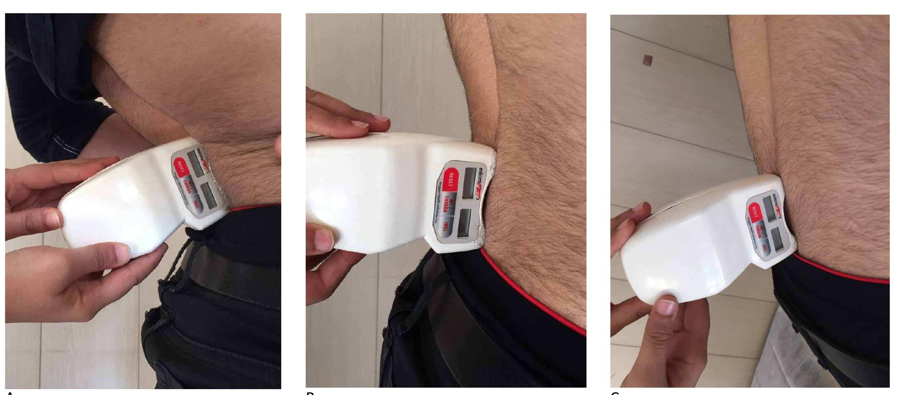 Assessment of flexion and extension range of motion in