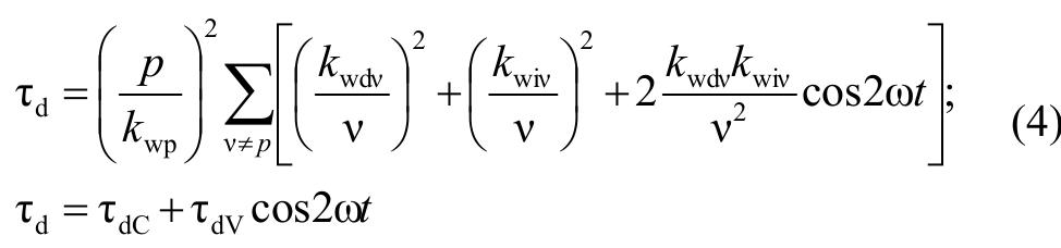 A remarkable indicator for three phase windings is the