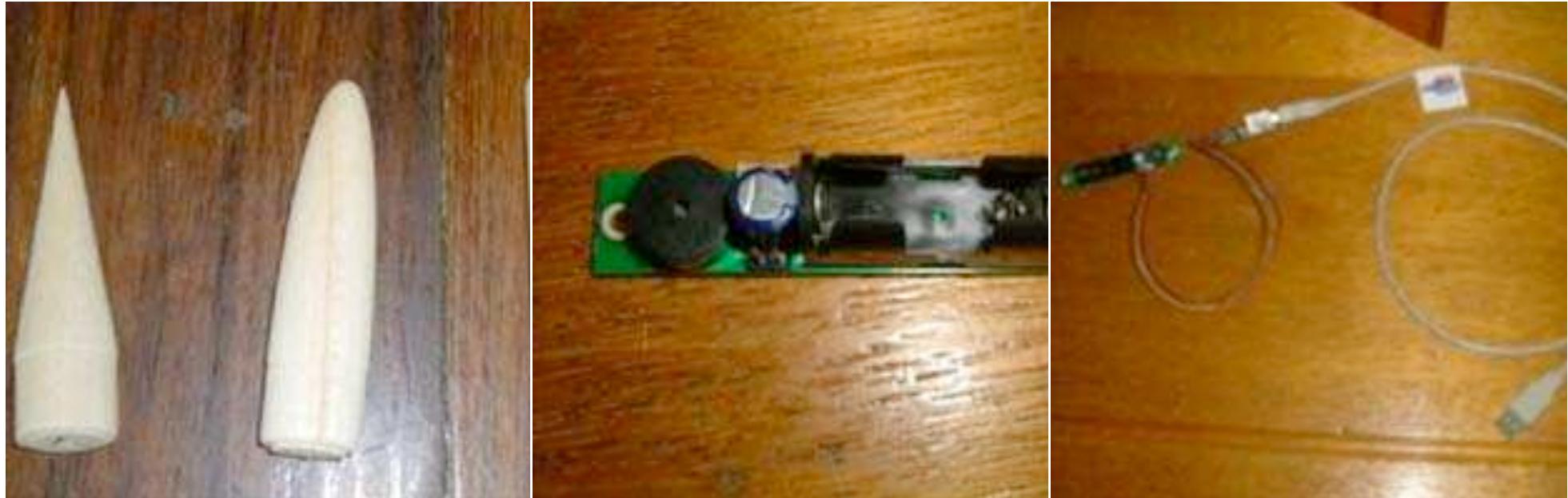 Patrick's nosecones. extra mass was added to the payload of