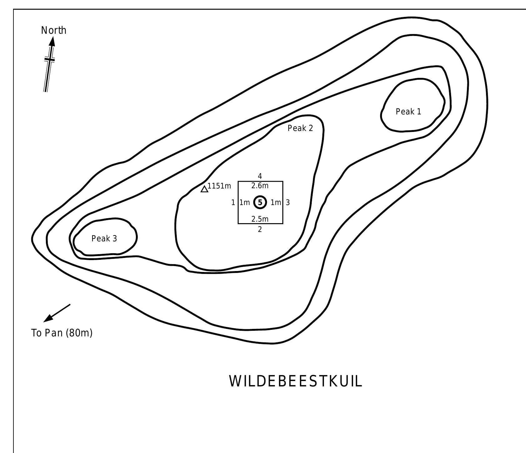 10. map of rock-engraving arrangement at wildebeestkuil,