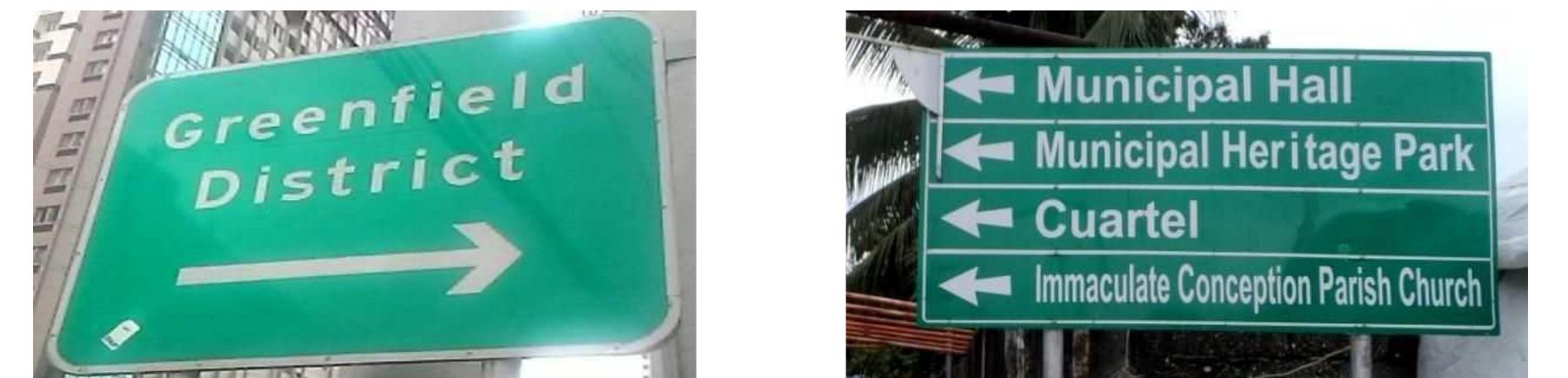 (philippine adaptation and design of directional informative