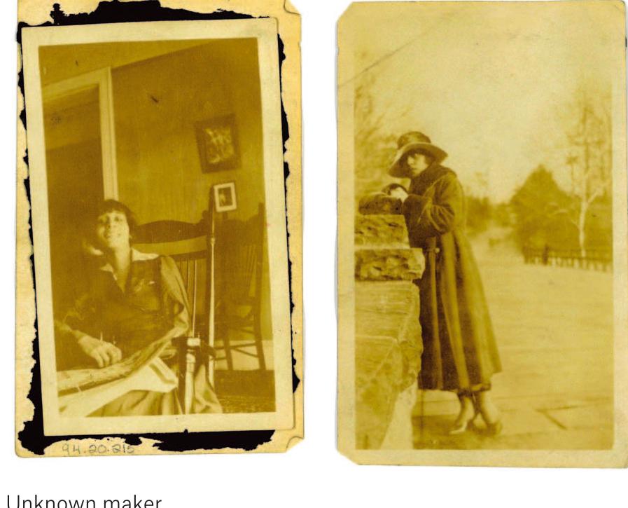 Photo of miss alma thomas and photo of miss john maurice
