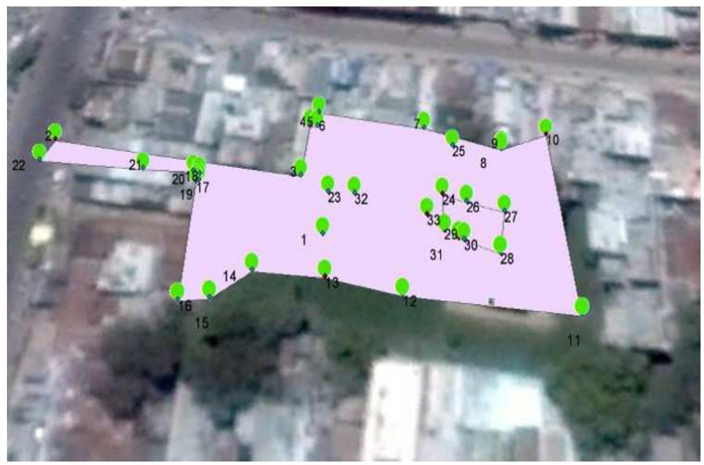 - temple boundary buffer map the prepared buffer zones (fig