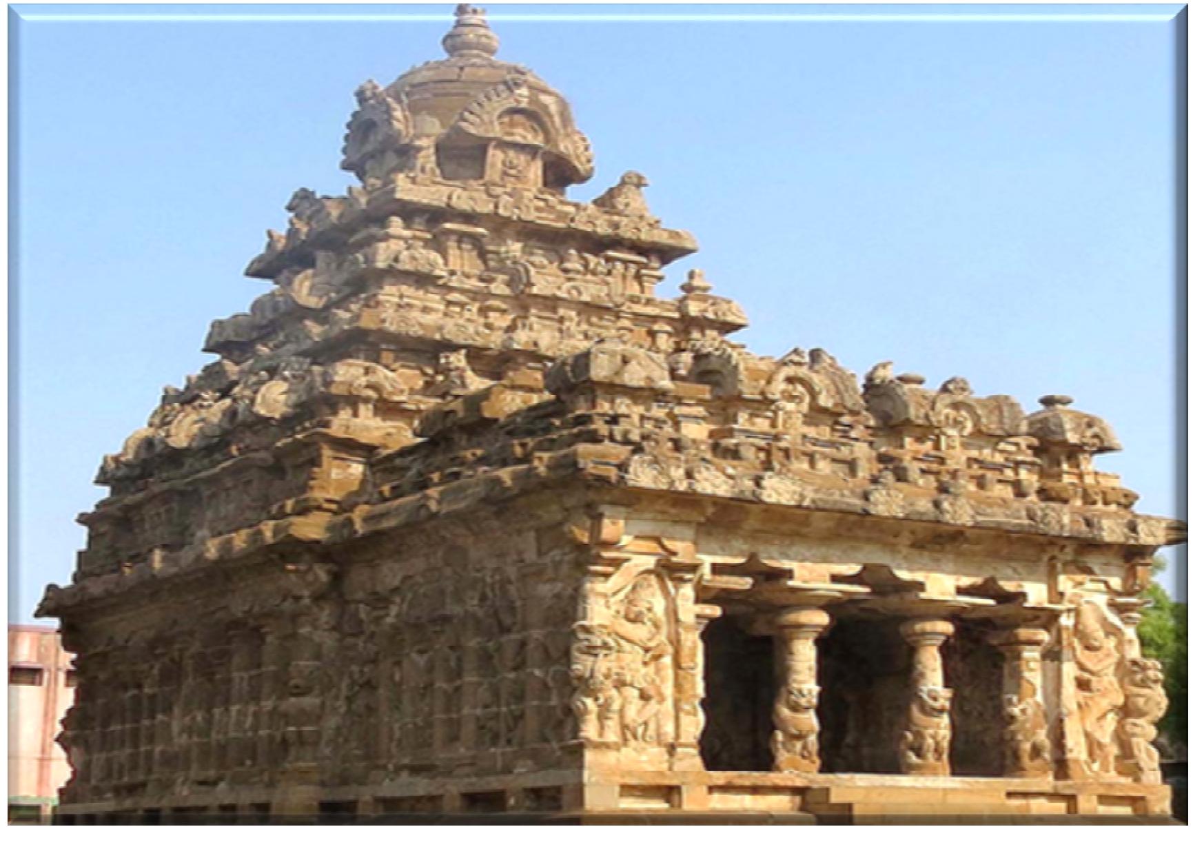 This structural temple was built by pallava ruler
